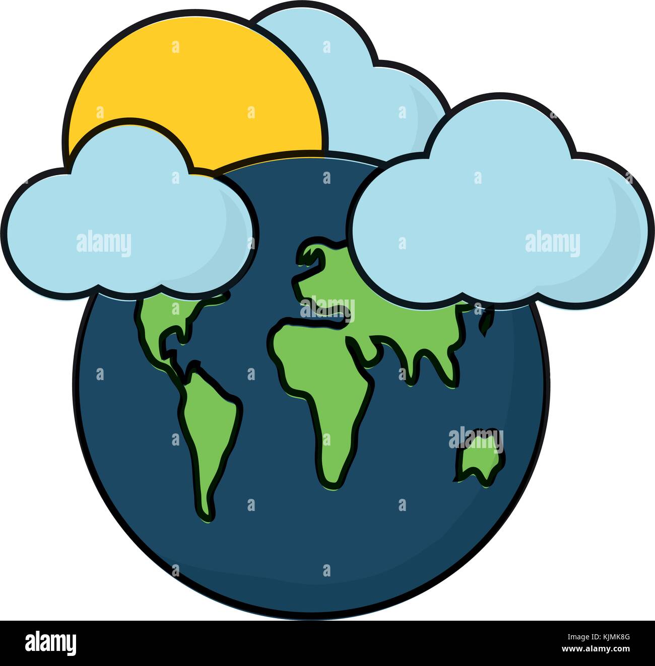 earth planet design concept Stock Vector Image & Art - Alamy