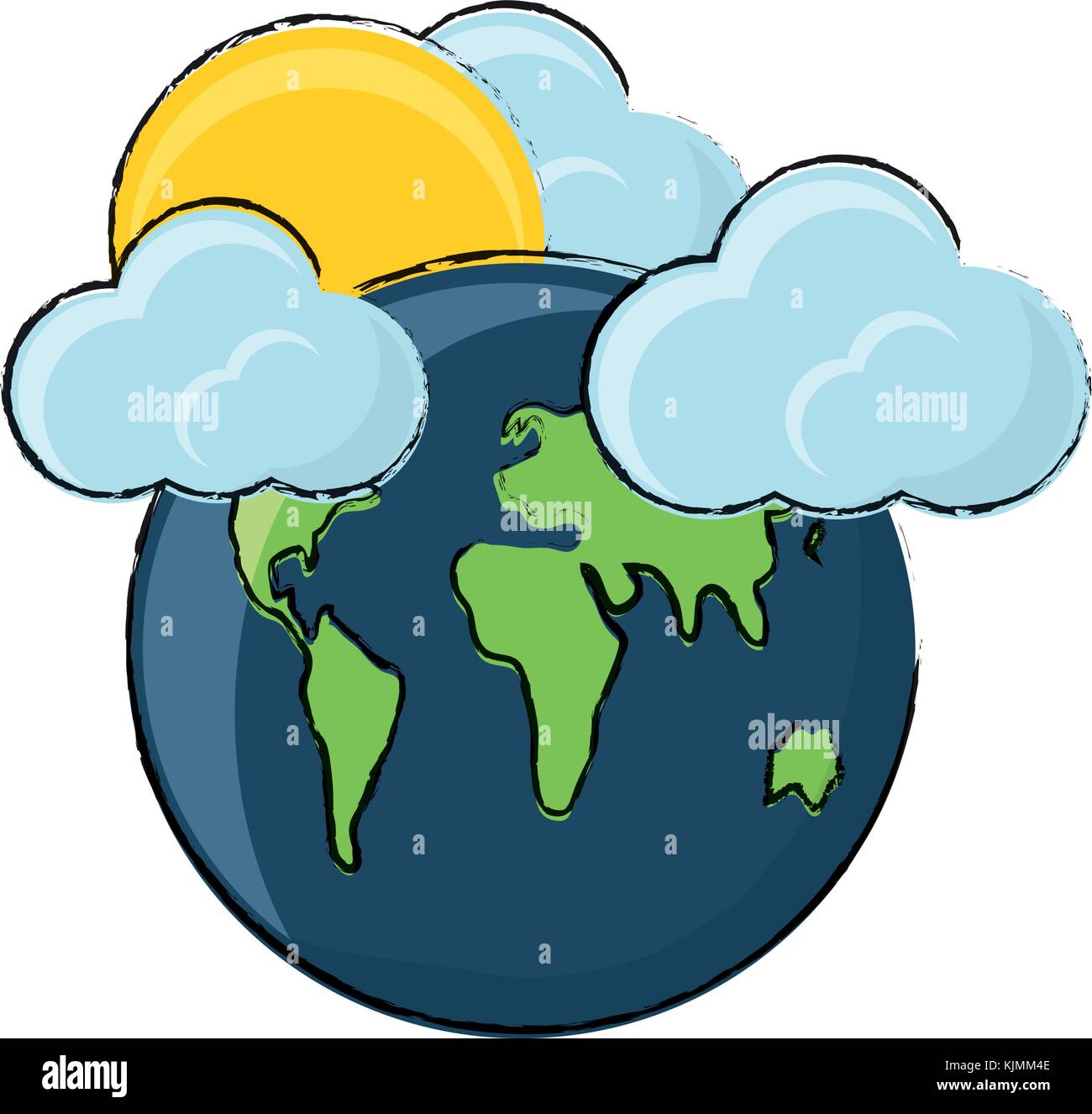 earth planet design concept Stock Vector Image & Art - Alamy