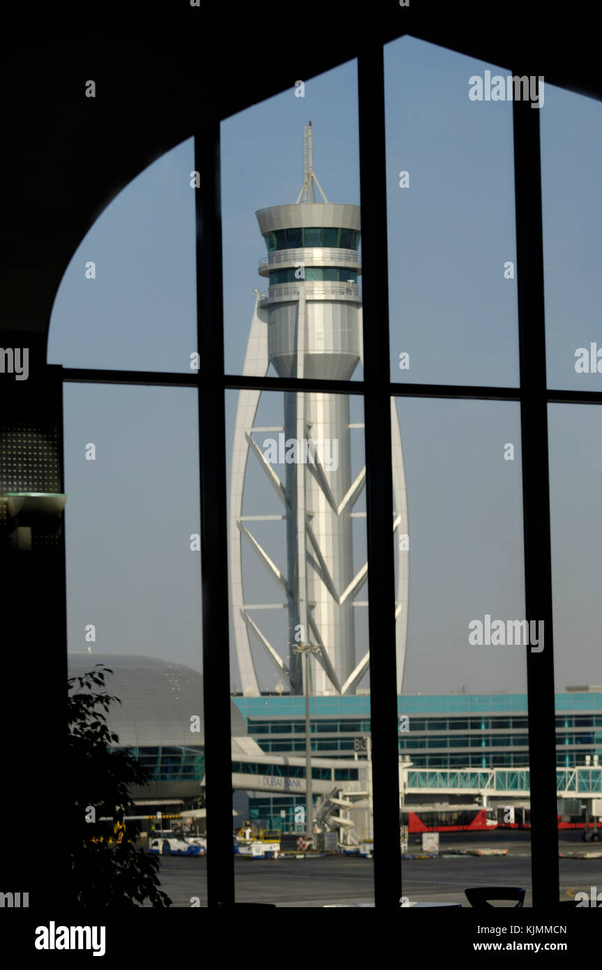 Dubai air control tower hi-res stock photography and images - Alamy