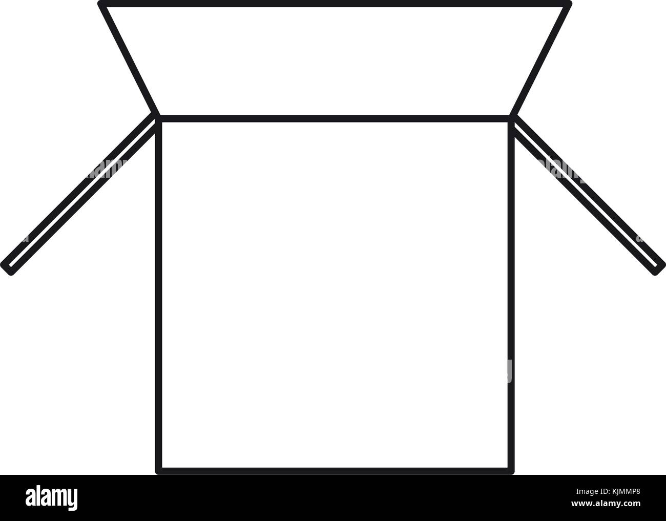 opened cardbox icon image Stock Vector Image & Art - Alamy