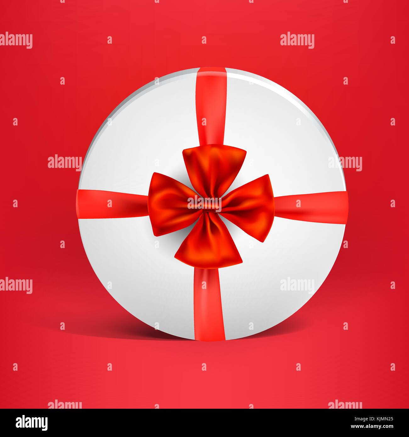 White closed gift box Stock Vector Images - Alamy