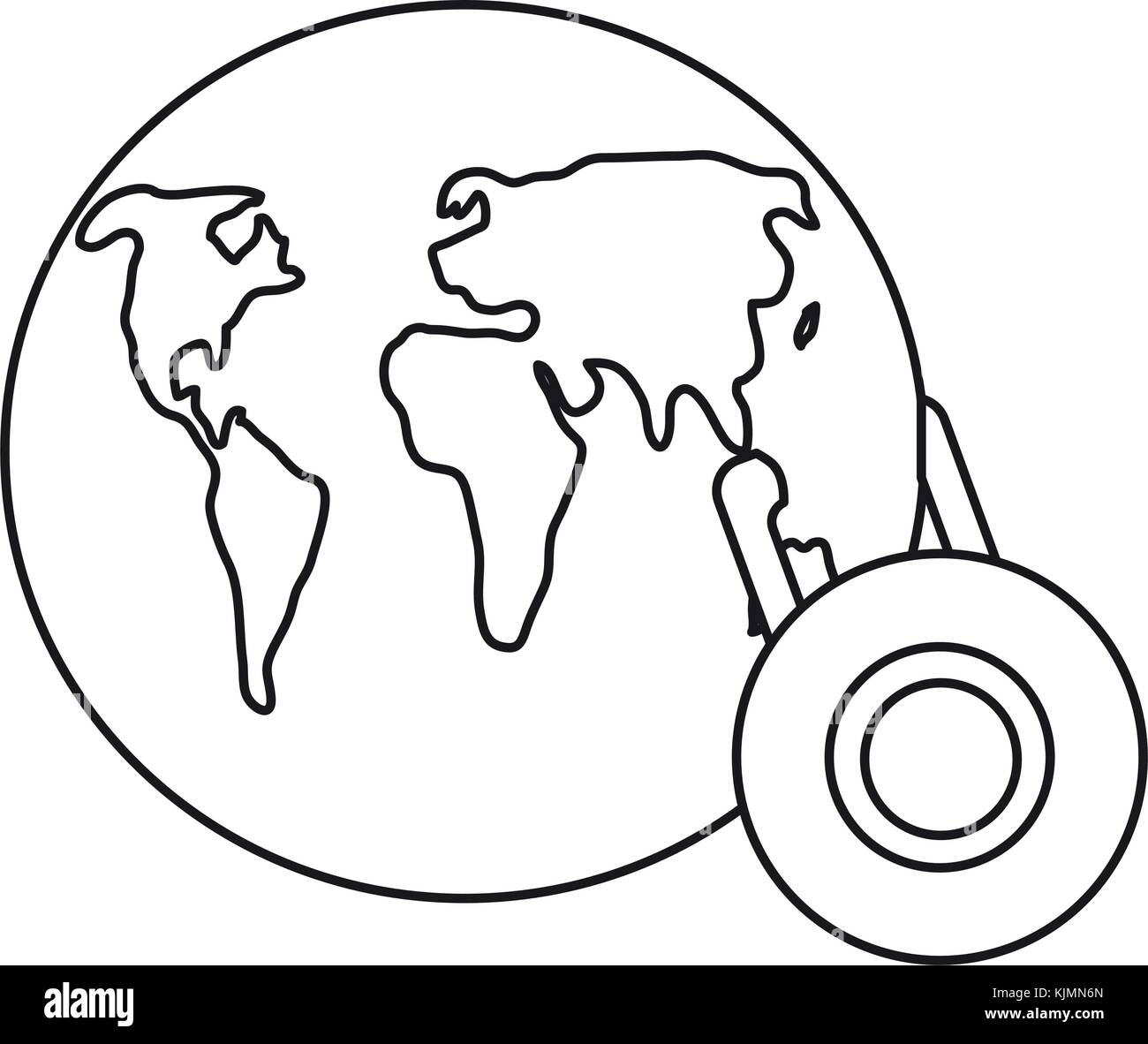 earth planet design concept Stock Vector Image & Art - Alamy