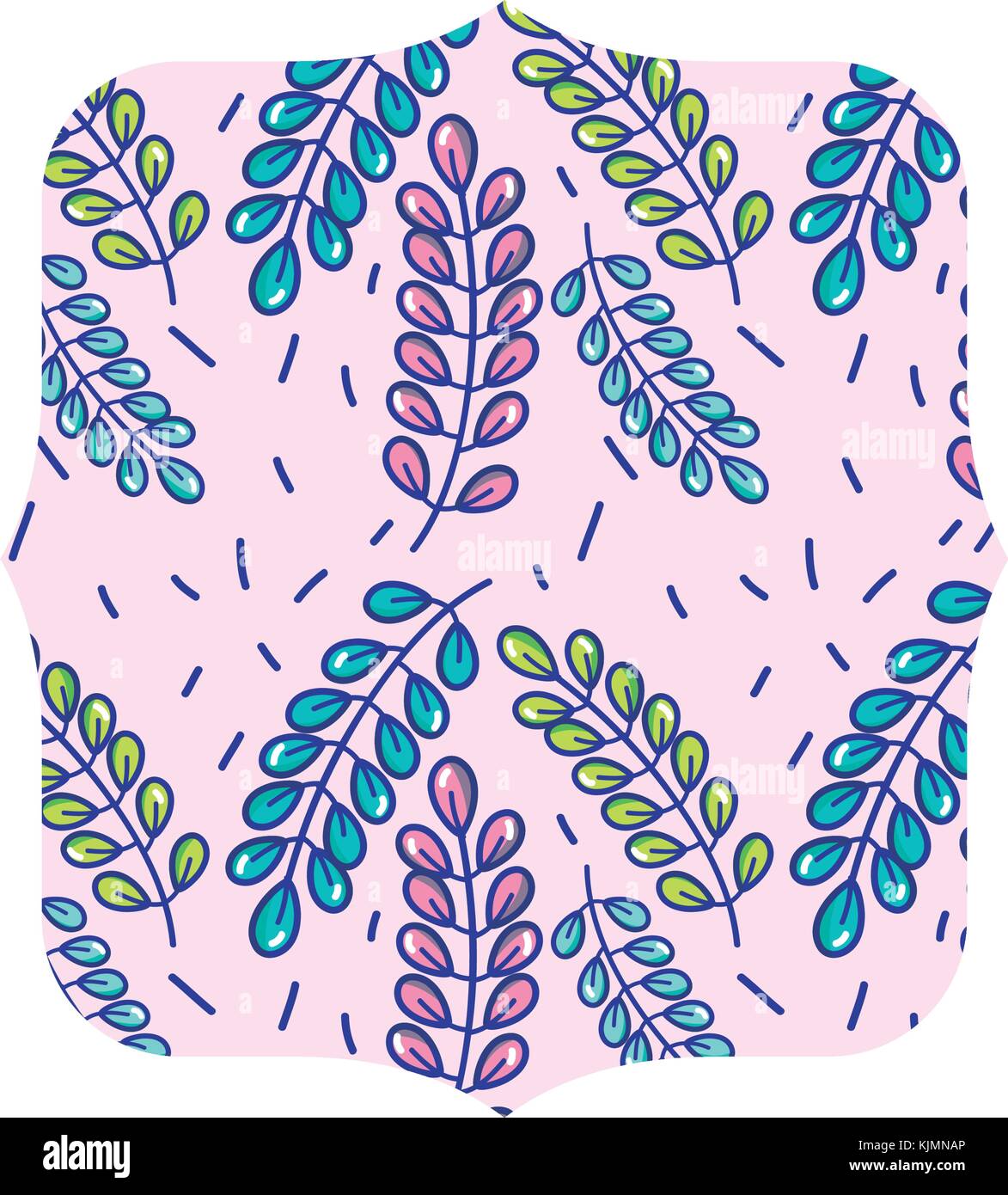 Isolated pattern frame design Stock Vector Image & Art - Alamy