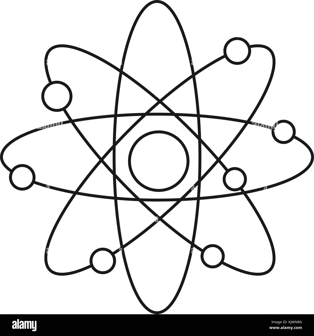 Atom Clip Art Black And White