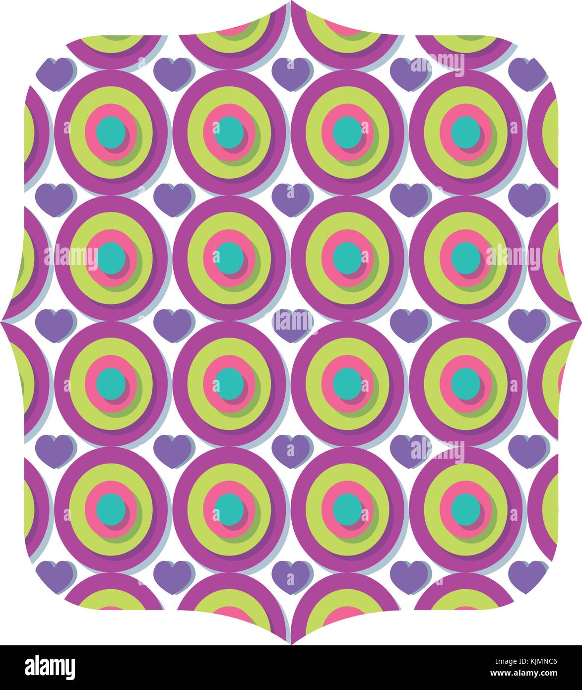 Isolated pattern frame design Stock Vector Image & Art - Alamy