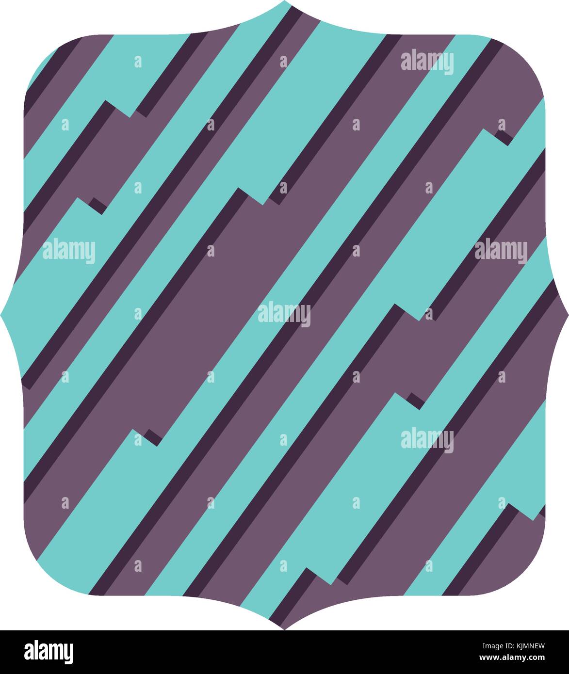 Isolated pattern frame design Stock Vector Image & Art - Alamy