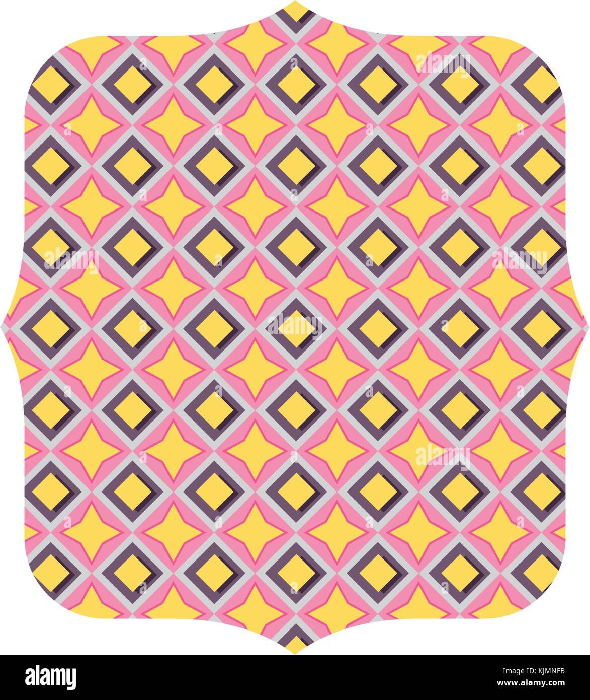 Isolated pattern frame design Stock Vector Image & Art - Alamy