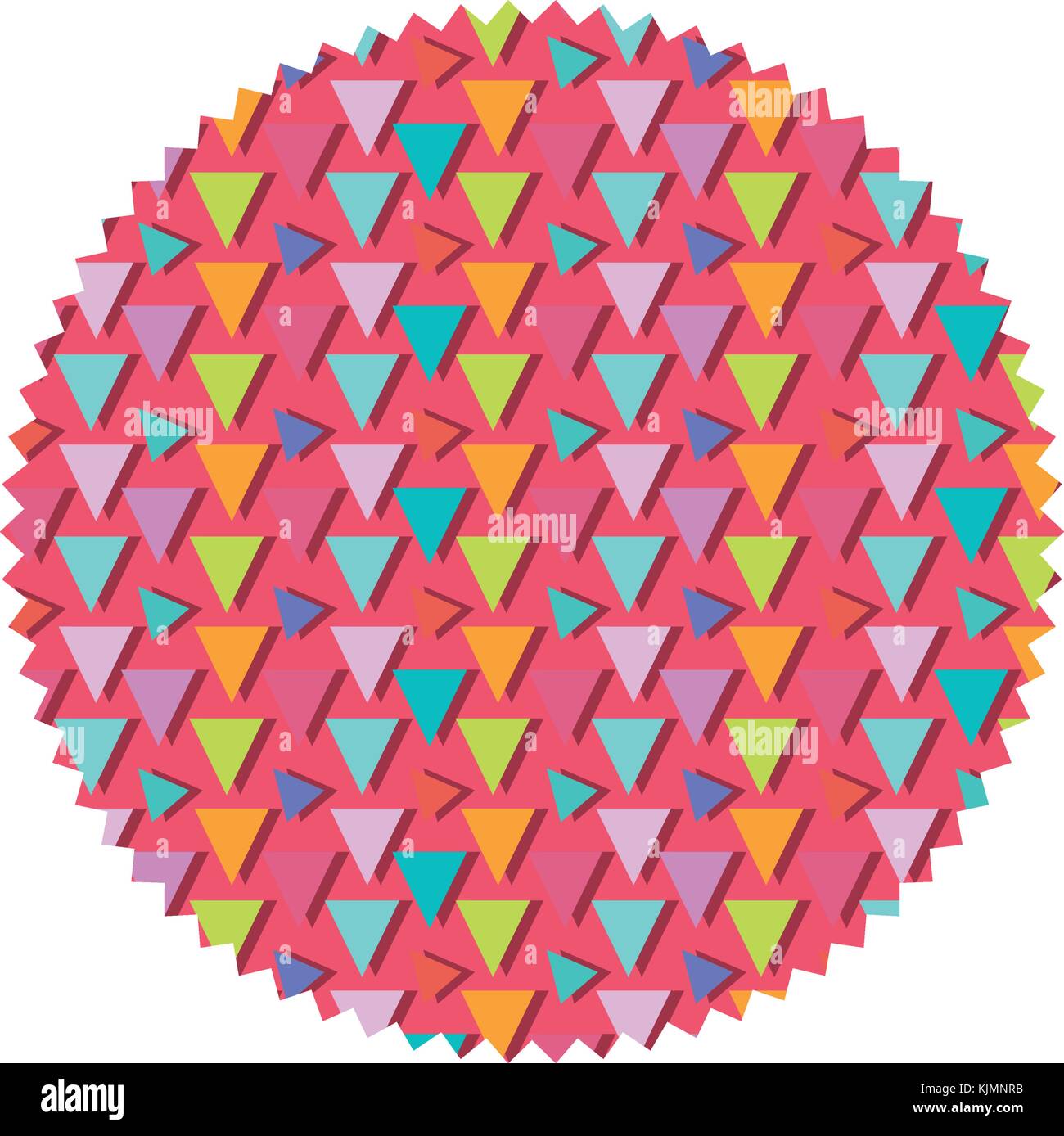 Isolated pattern circle design Stock Vector Image & Art - Alamy