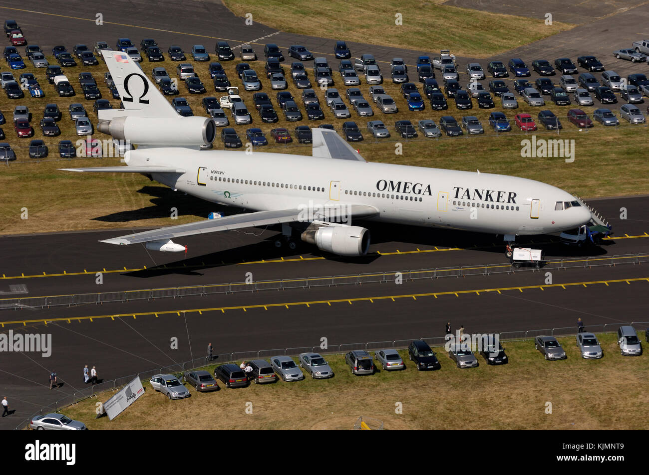 Omega Tanker McDonnell Douglas DC-10-40 parked in the static-display at ...