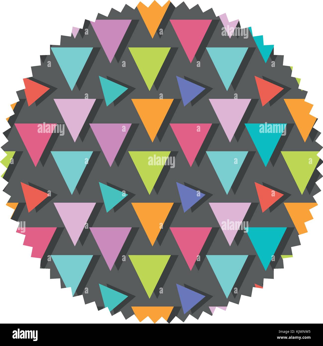 Isolated pattern circle design Stock Vector Image & Art - Alamy