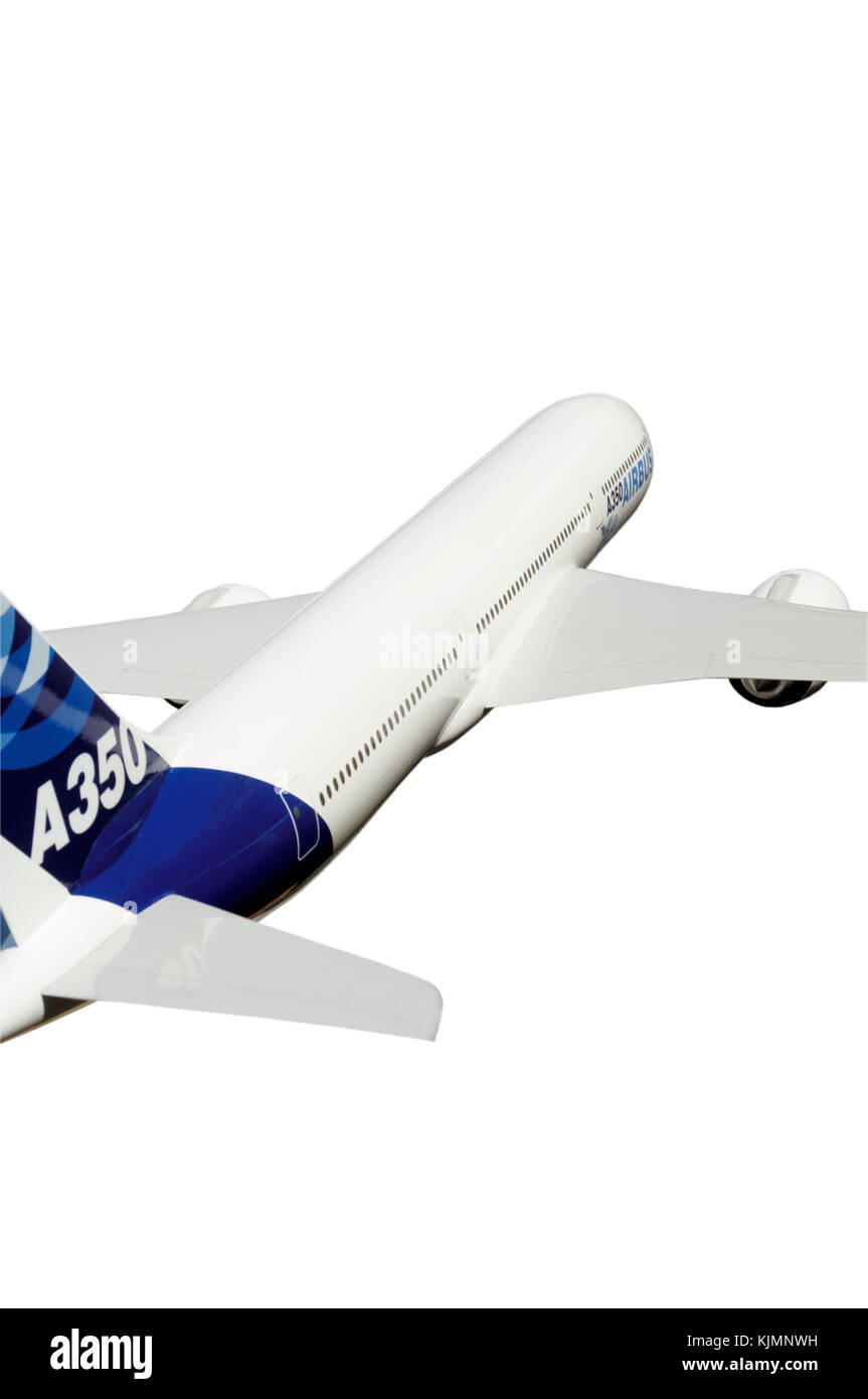 a model of the Airbus A350 XWB revealed during the 2006 Farnborough ...