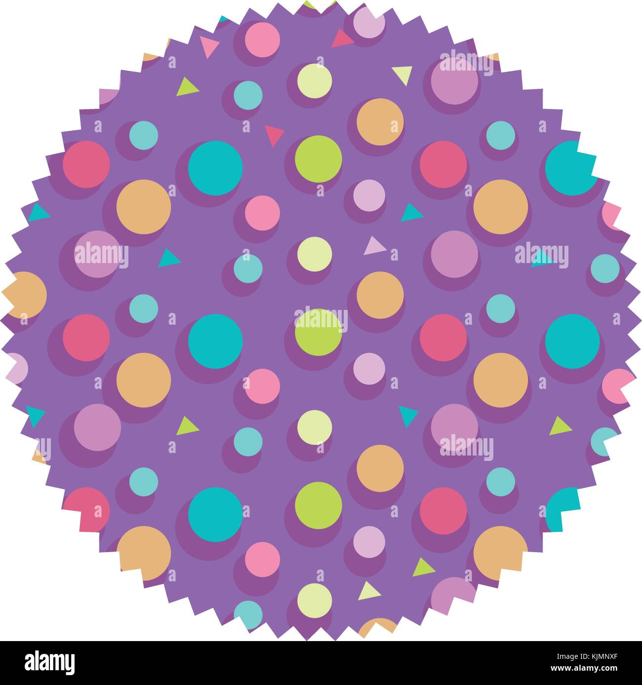Isolated pattern circle design Stock Vector Image & Art - Alamy