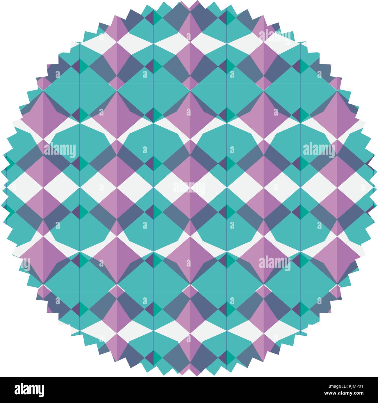 Isolated pattern circle design Stock Vector Image & Art - Alamy