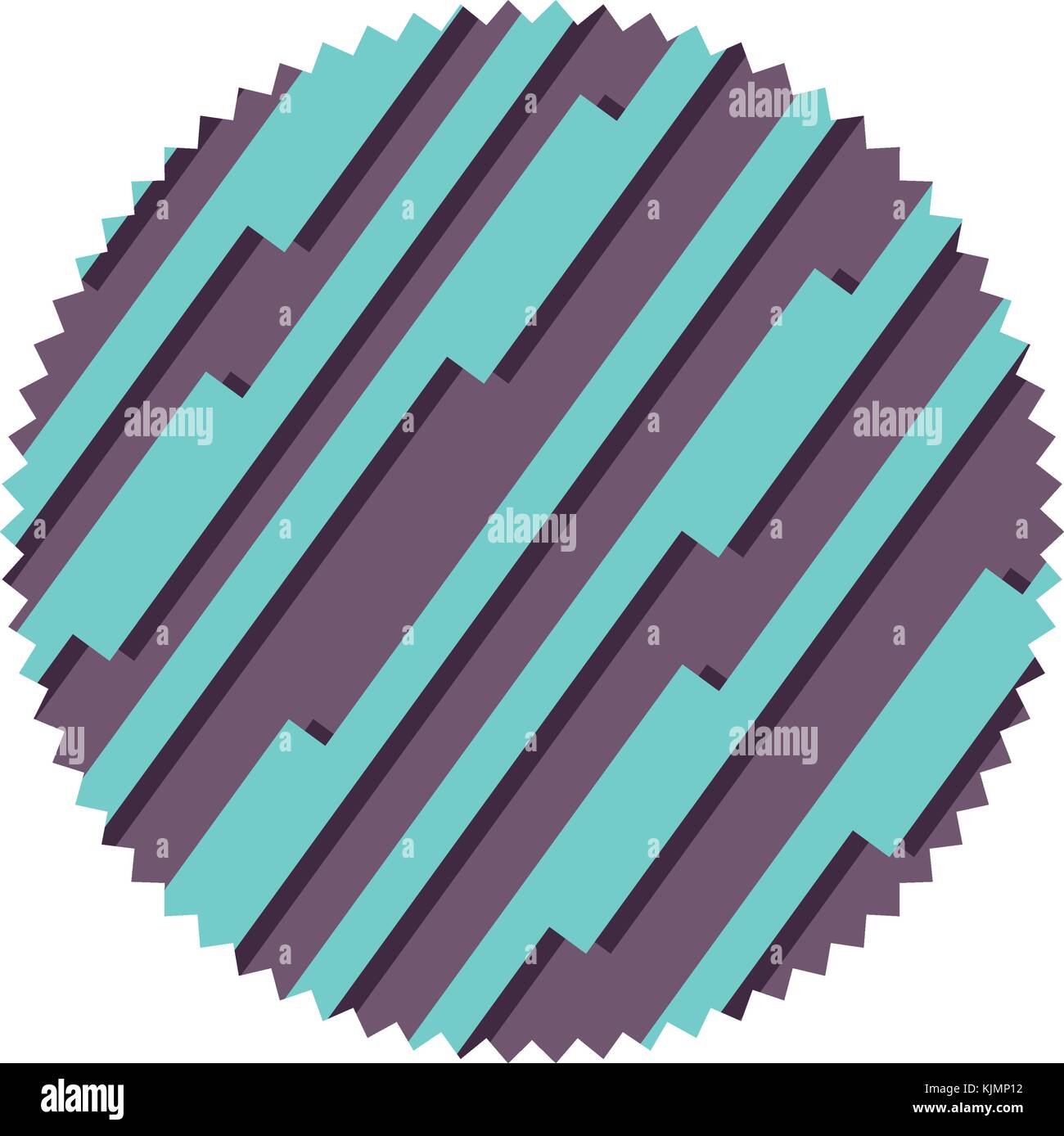 Isolated pattern circle design Stock Vector Image & Art - Alamy