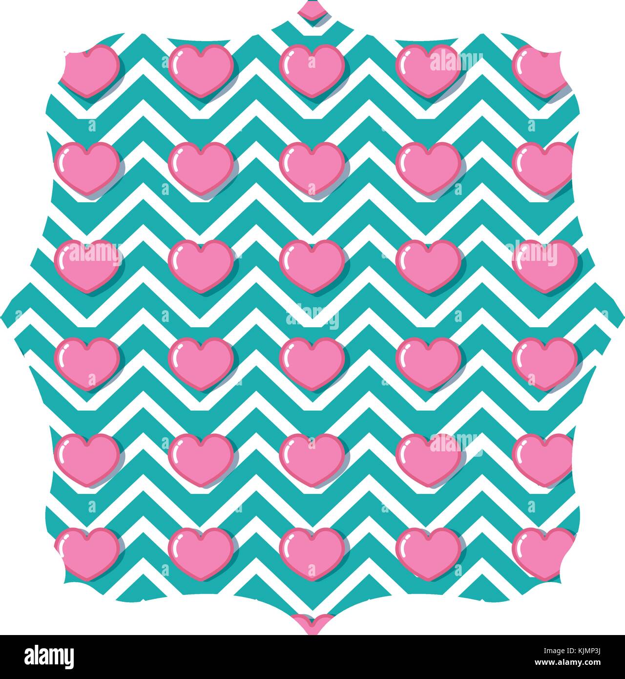 Isolated pattern frame design Stock Vector Image & Art - Alamy