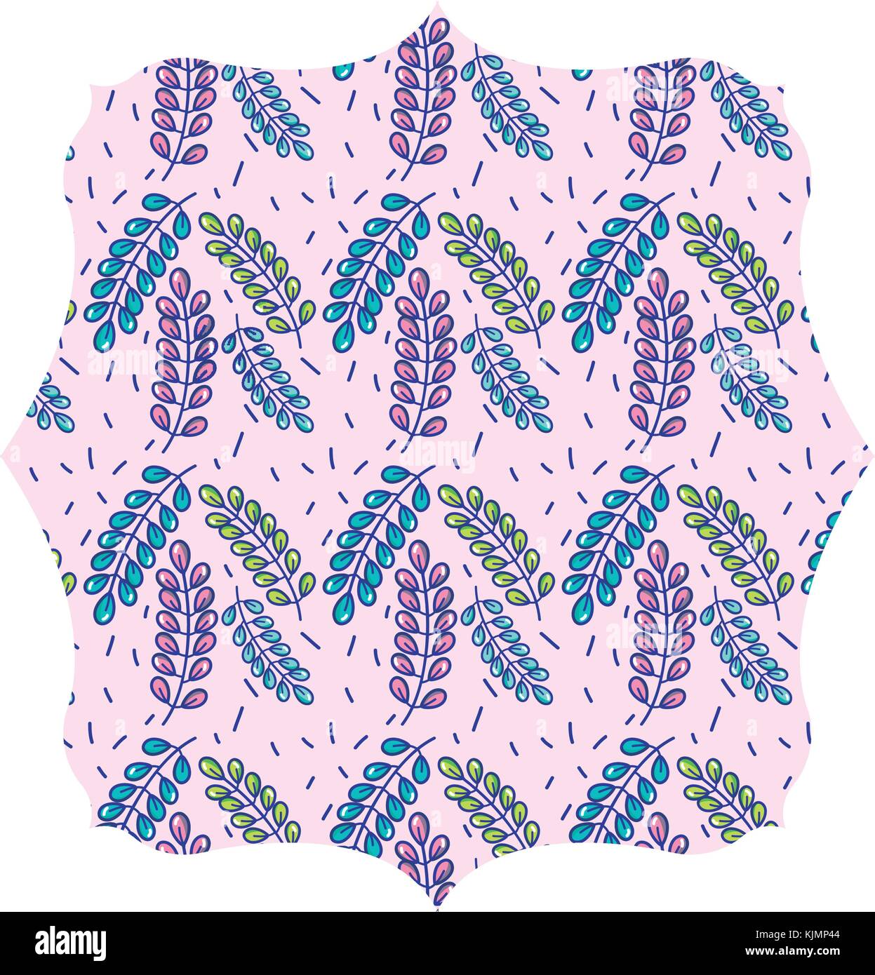 Isolated pattern frame design Stock Vector Image & Art - Alamy