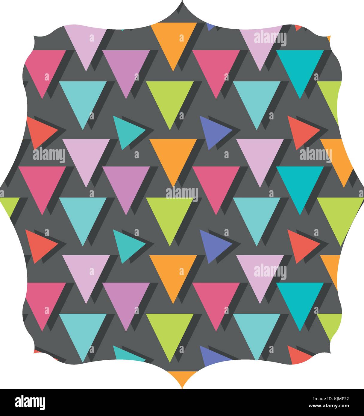 Isolated pattern frame design Stock Vector Image & Art - Alamy