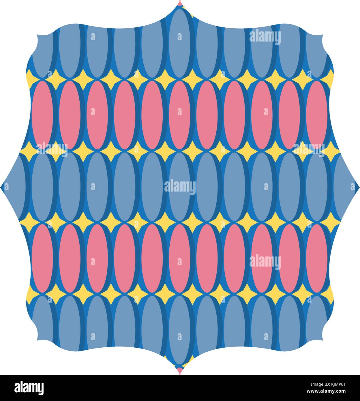 Isolated pattern frame design Stock Vector Image & Art - Alamy