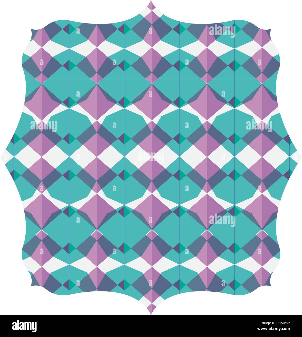 Isolated pattern frame design Stock Vector Image & Art - Alamy