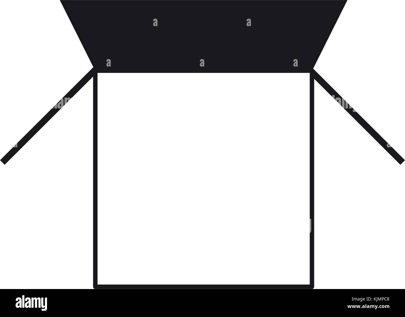 opened cardbox icon image Stock Vector Image & Art - Alamy