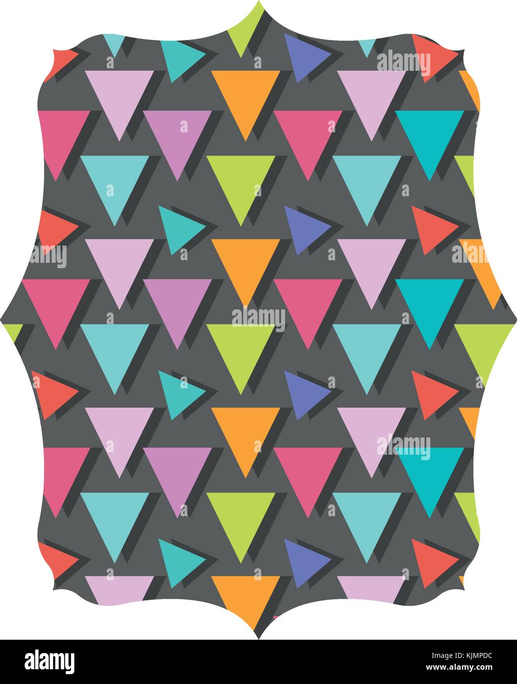 Isolated pattern frame design Stock Vector Image & Art - Alamy