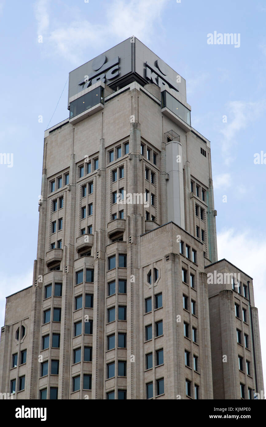 The Boerentoren (KBC Tower) in Antwerp, Belgium. Built from 1929 to ...