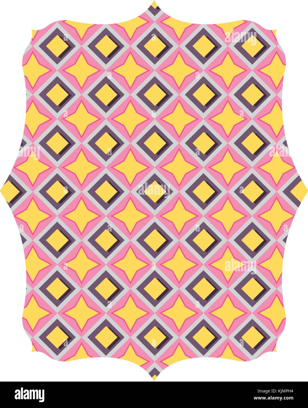 Isolated pattern frame design Stock Vector Image & Art - Alamy