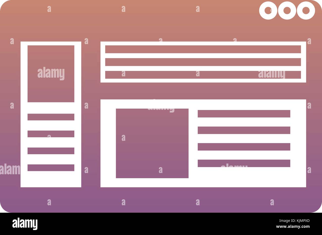 web page interface icon Stock Vector Image & Art - Alamy