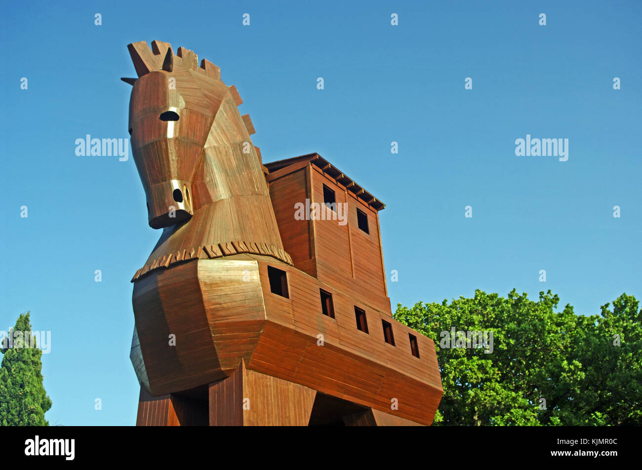 Troy, Trojan Horse, Hisarlik, or Castle Kingdom, Site, Turkey Stock ...