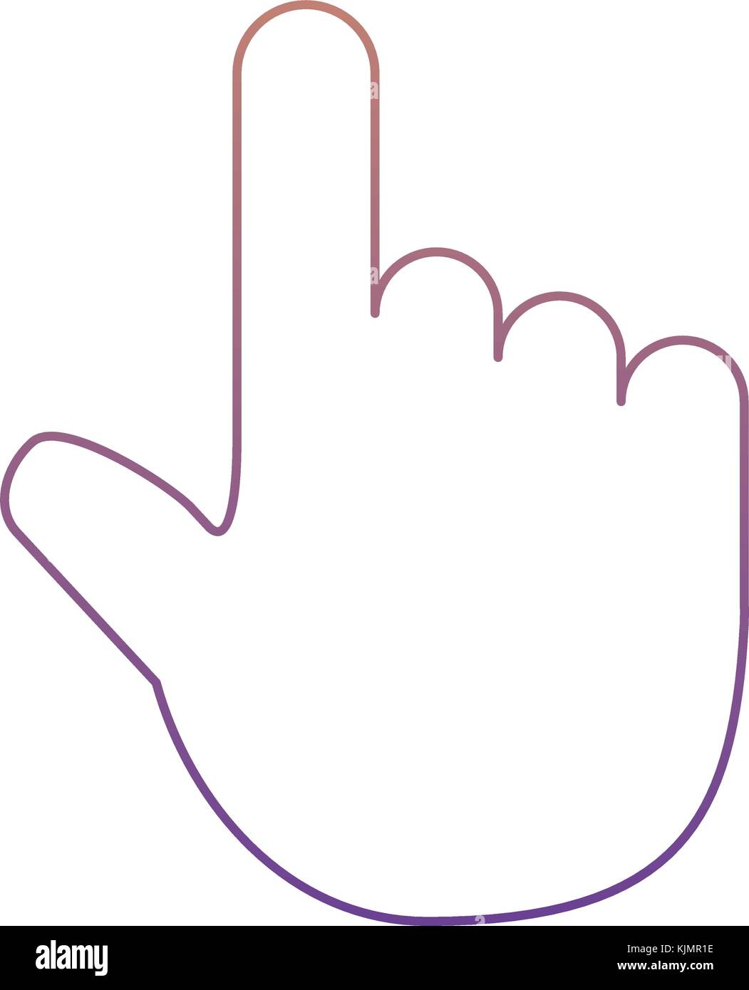 human hand icon Stock Vector Image & Art - Alamy