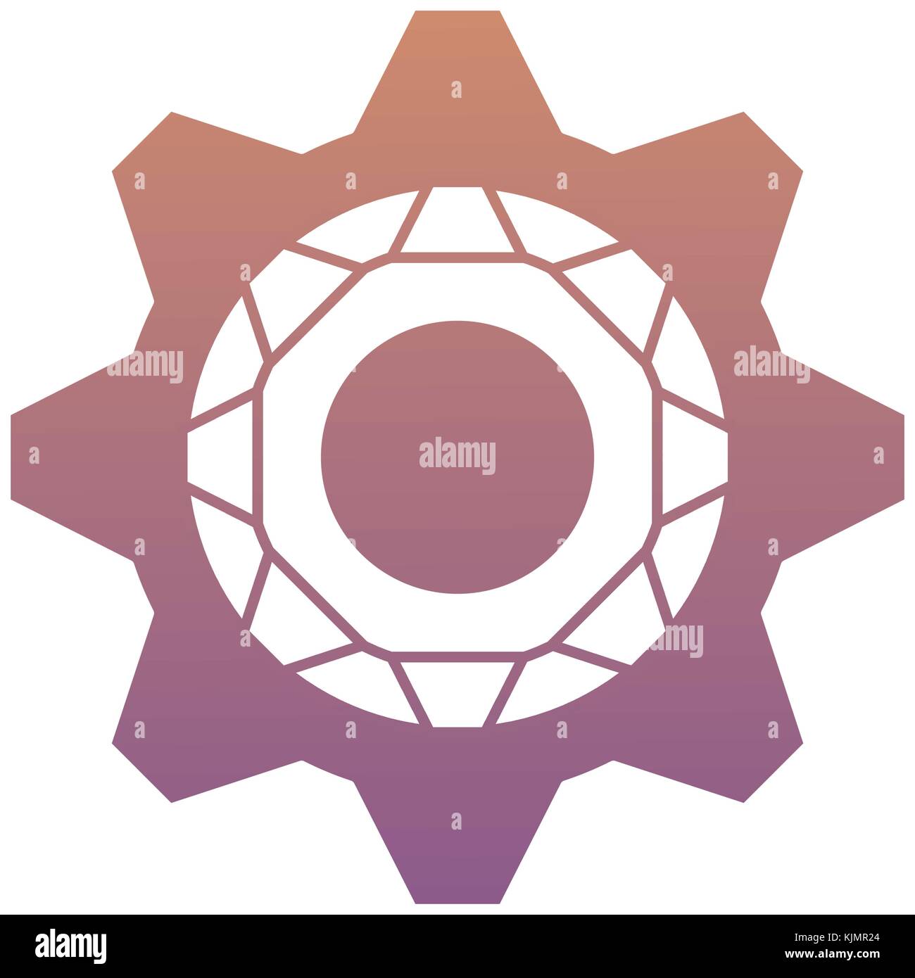 gear wheel icon Stock Vector Image & Art - Alamy