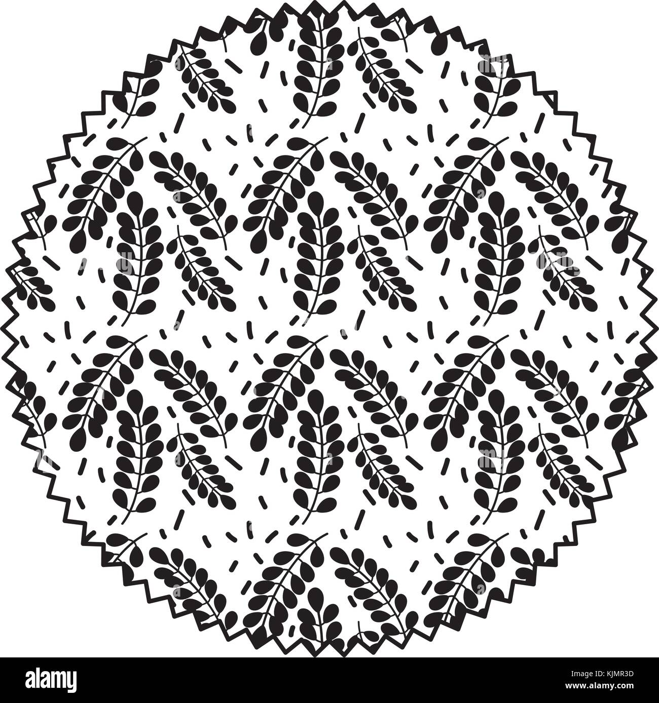 Isolated pattern circle design Stock Vector Image & Art - Alamy