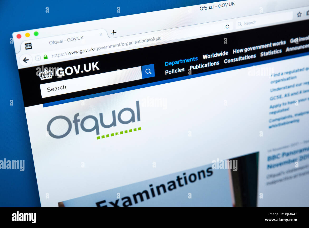 Ofqual logo hi-res stock photography and images - Alamy