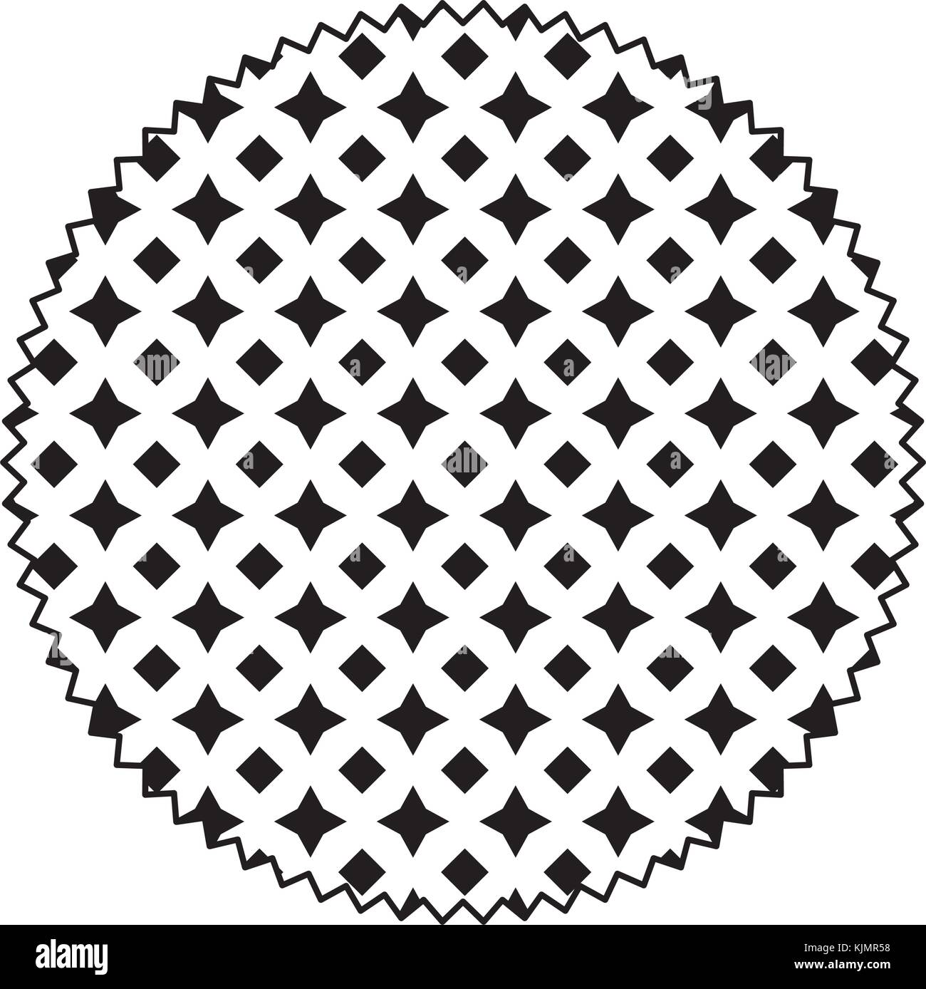 Isolated pattern circle design Stock Vector Image & Art - Alamy