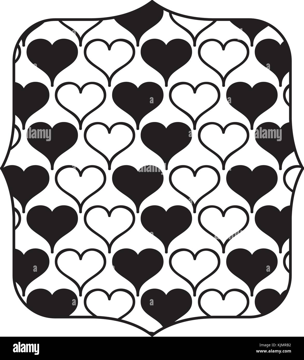 Isolated pattern frame design Stock Vector Image & Art - Alamy