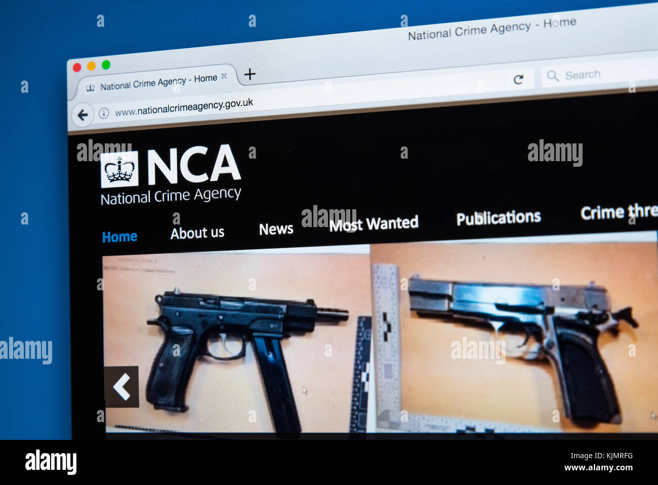 LONDON, UK - NOVEMBER 17TH 2017: The homepage of the official website ...