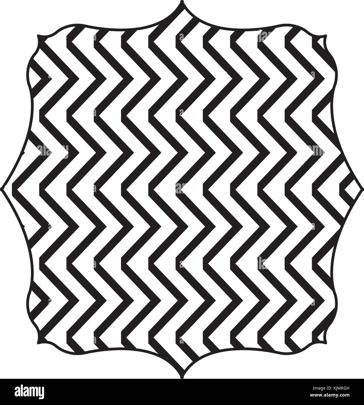 Isolated pattern frame design Stock Vector Image & Art - Alamy