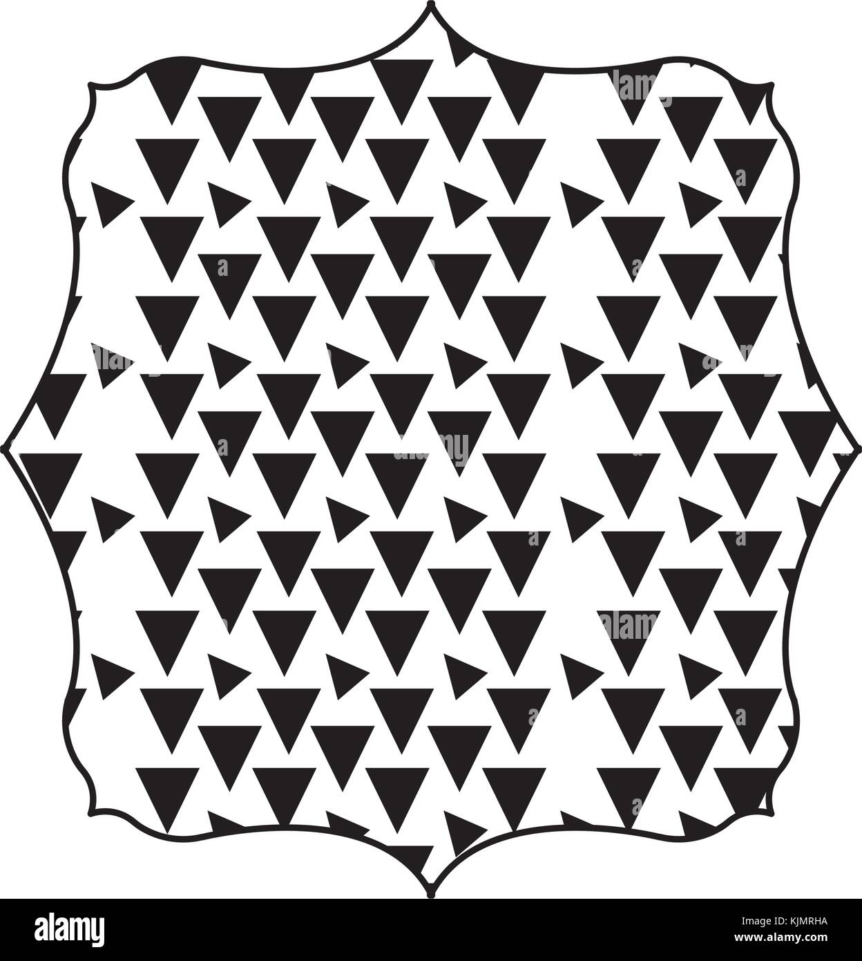 Isolated pattern frame design Stock Vector Image & Art - Alamy