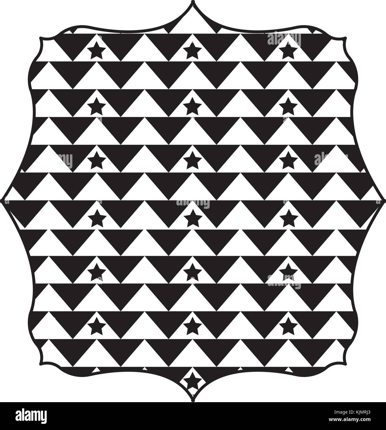 Isolated pattern frame design Stock Vector Image & Art - Alamy