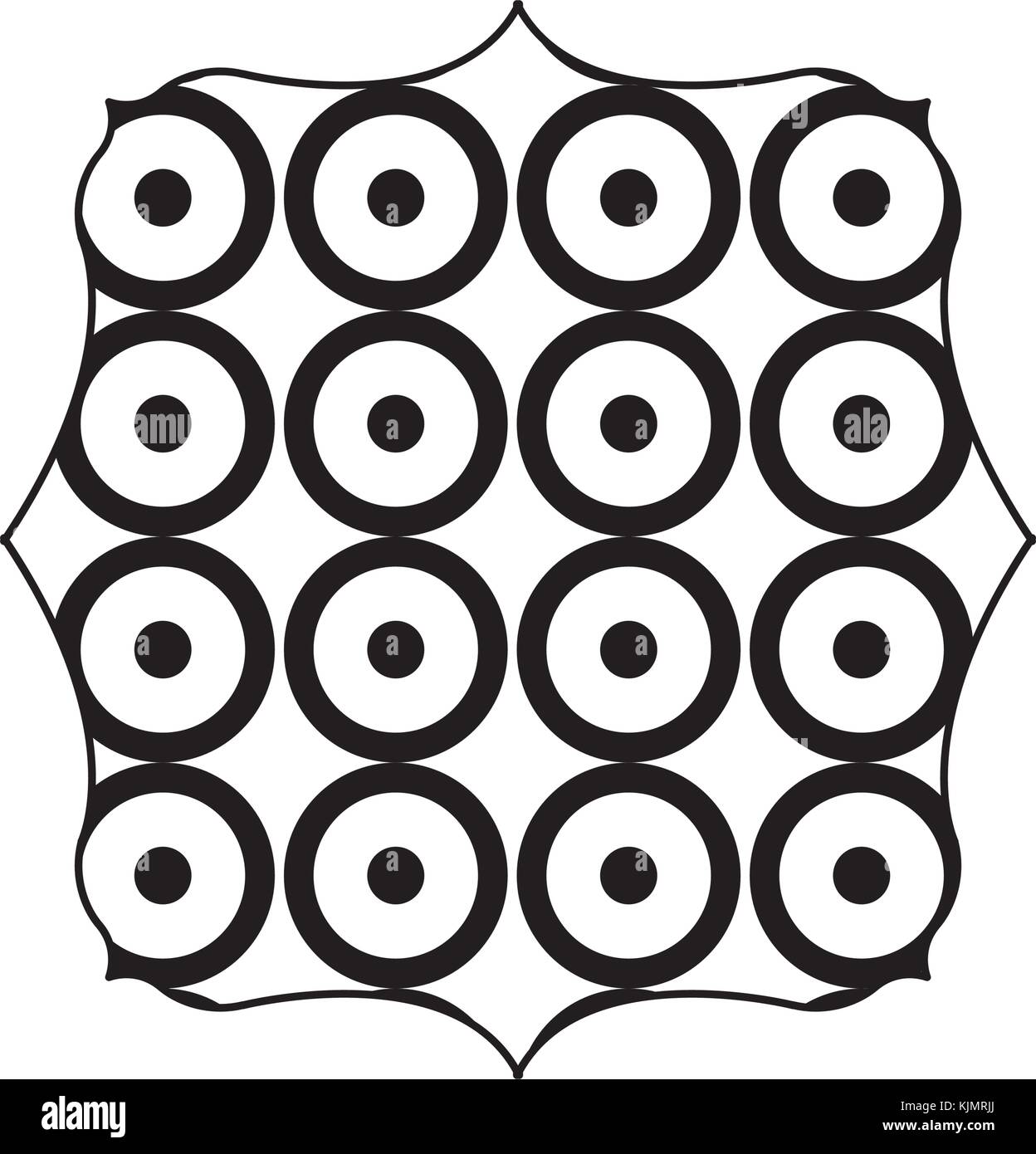 Isolated pattern frame design Stock Vector Image & Art - Alamy