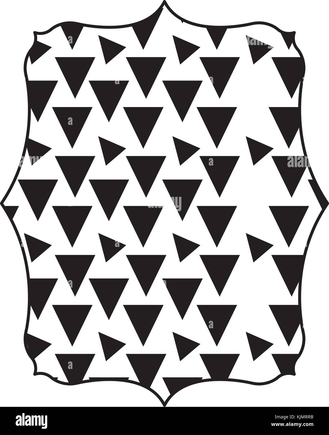 Isolated pattern frame design Stock Vector Image & Art - Alamy