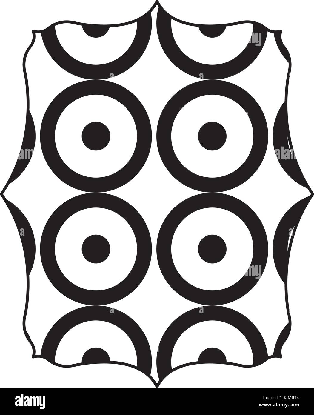 Isolated pattern frame design Stock Vector Image & Art - Alamy