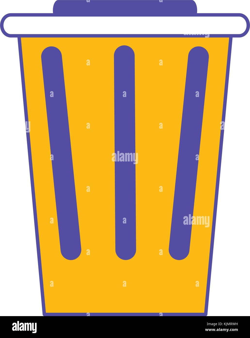 trash bucket icon Stock Vector Image & Art - Alamy