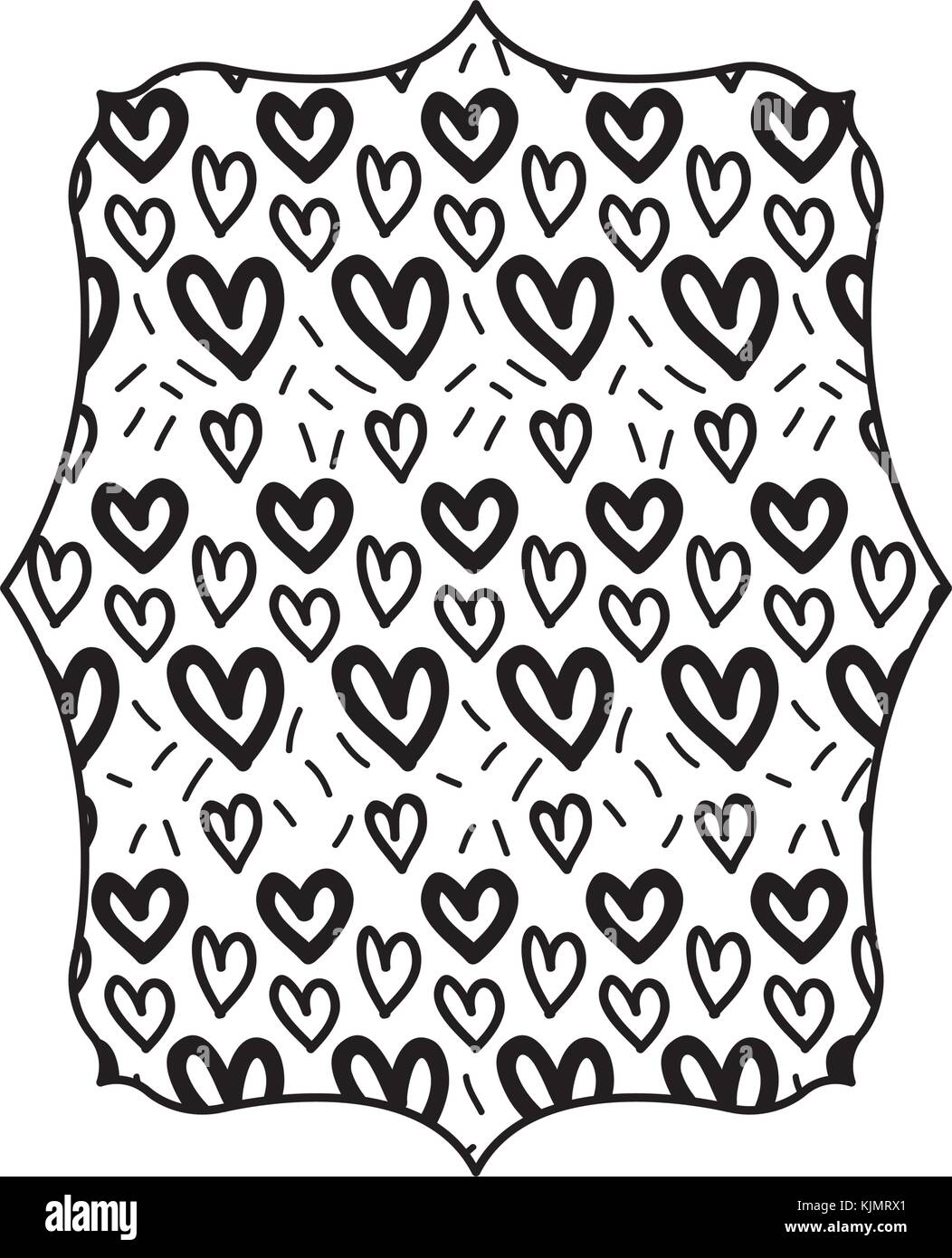 Isolated pattern frame design Stock Vector Image & Art - Alamy