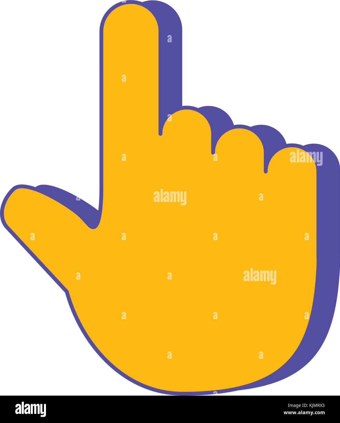 human hand icon Stock Vector Image & Art - Alamy