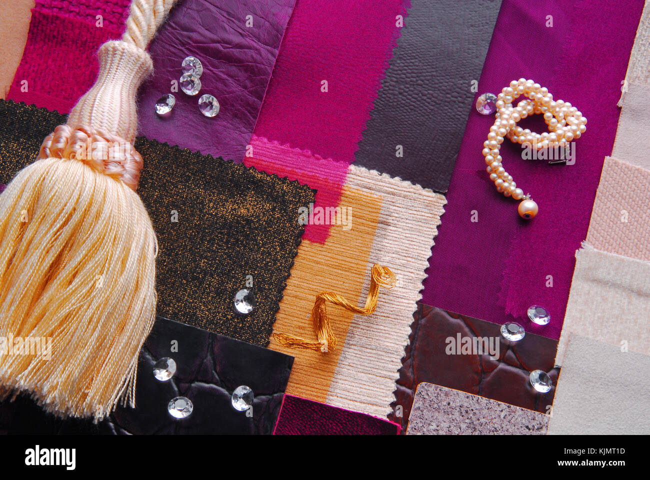 interior color design selection concept in chic style Stock Photo - Alamy