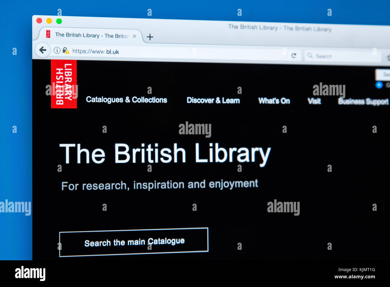 The british library logo hi-res stock photography and images - Alamy
