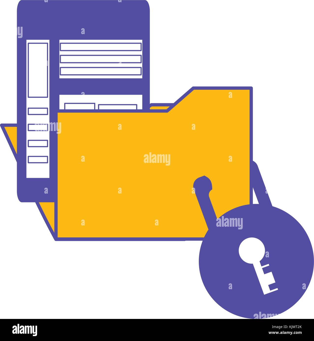 document folder design concept Stock Vector Image & Art - Alamy