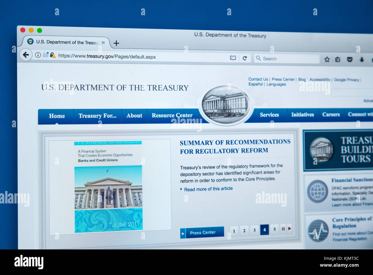 Us treasury department logo hi-res stock photography and images - Alamy