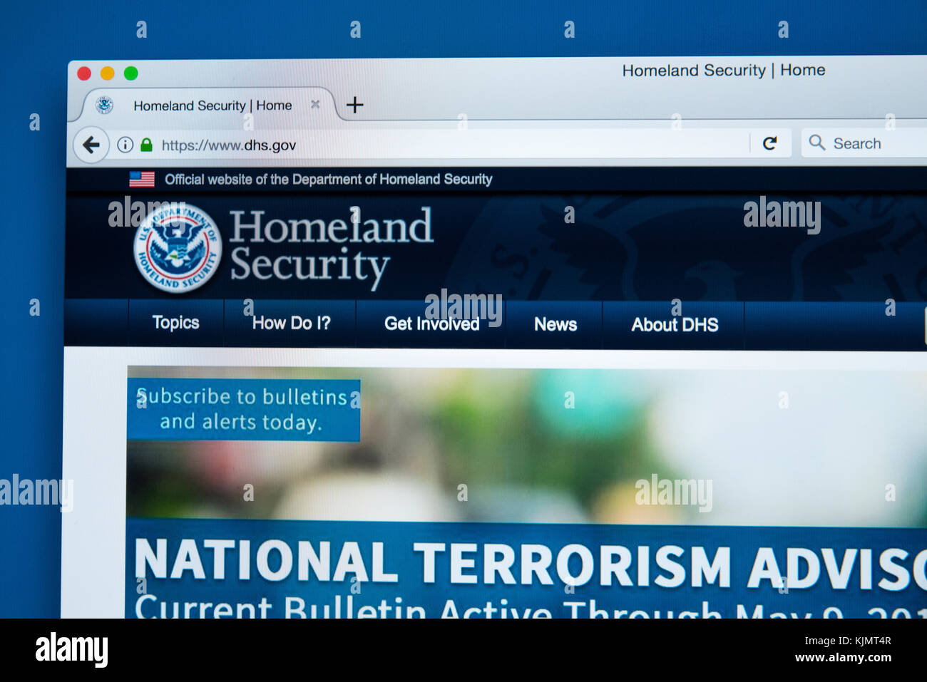 LONDON, UK - NOVEMBER 17TH 2017: The homepage of the official website ...